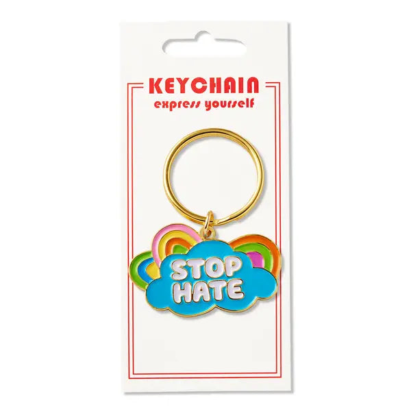 Stop Hate Rainbow Keychain – Illinois Holocaust Museum & Education Center