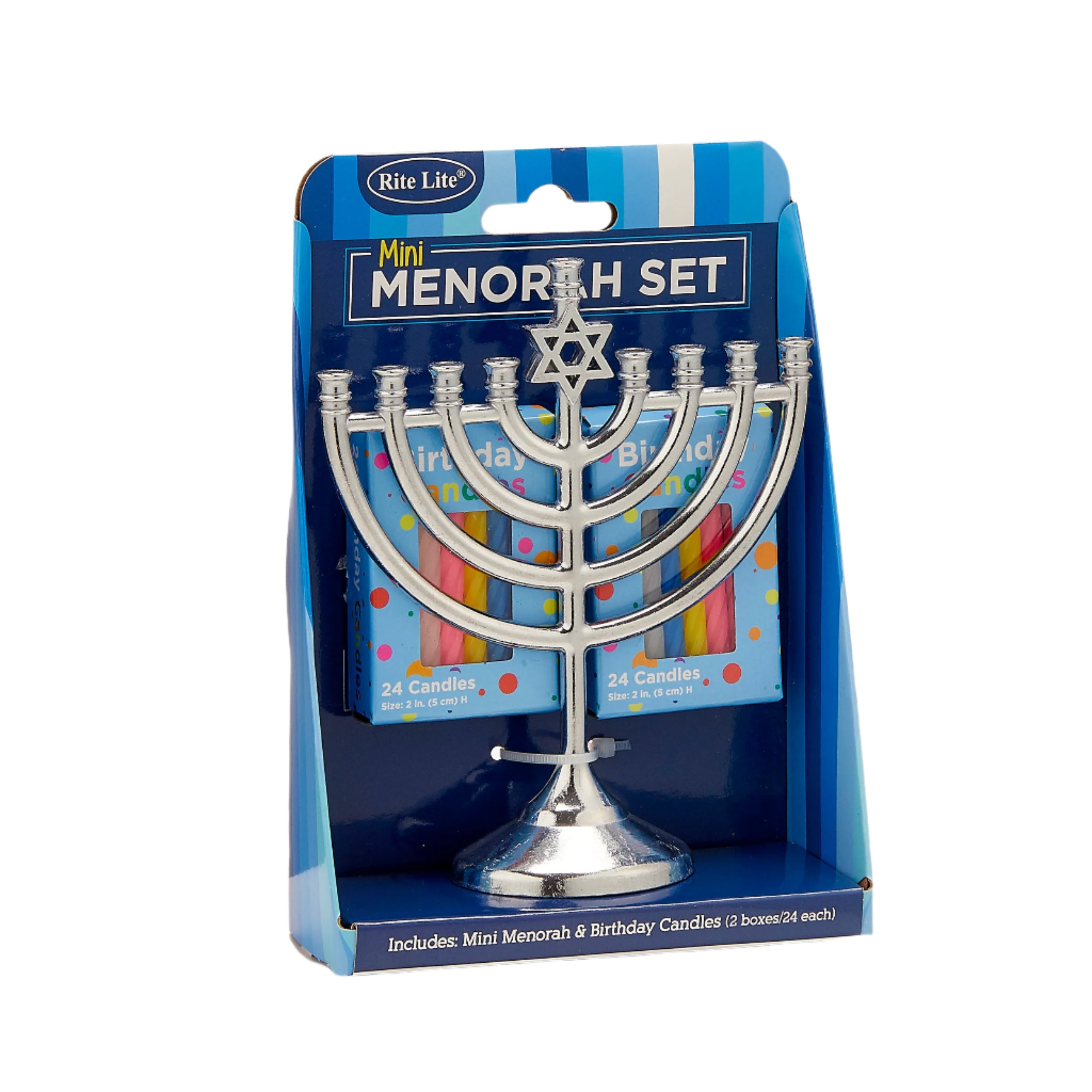 Mini Menorah Set - Menorah and Birthday Candles – Illinois Holocaust ...